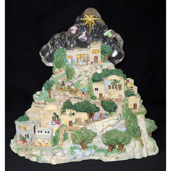 Holiday | Lenox Hillside Nativity Holy Family Wise Men Bethlehem Scene ...